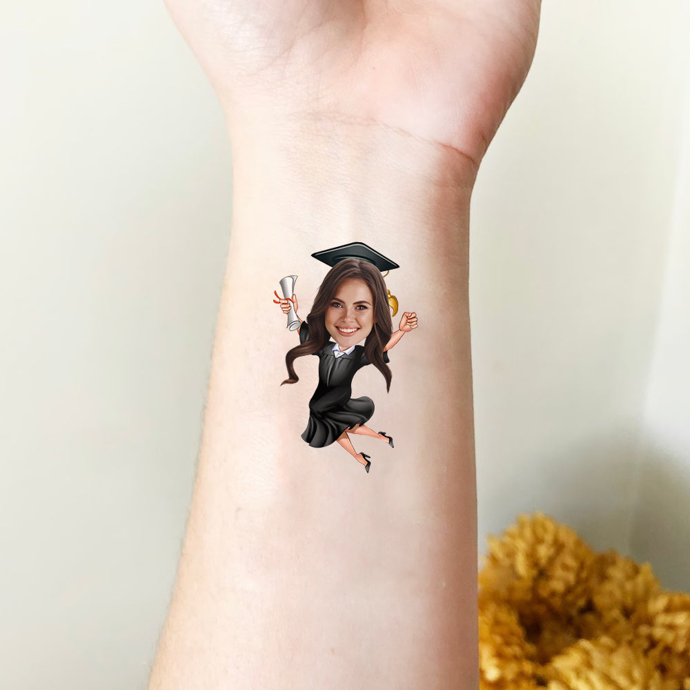 Funny Graduate Class Of 2025 Tattoos - Graduation Party – GradCustom