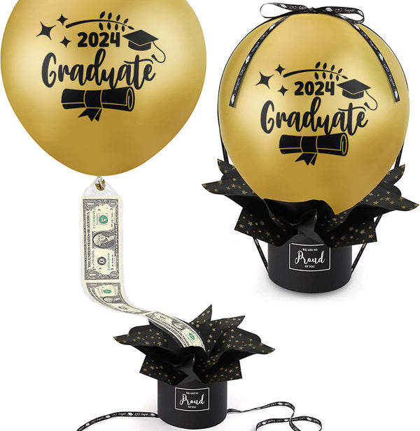 Non-custom Happy Graduation Balloons, 2024 Congrats Grad Balloons for ...